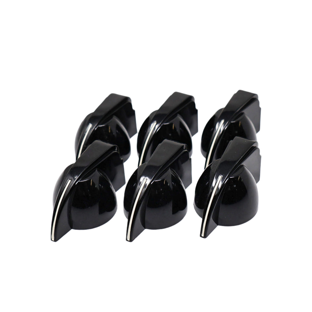 Authentic Fender Black Chicken Head Knobs