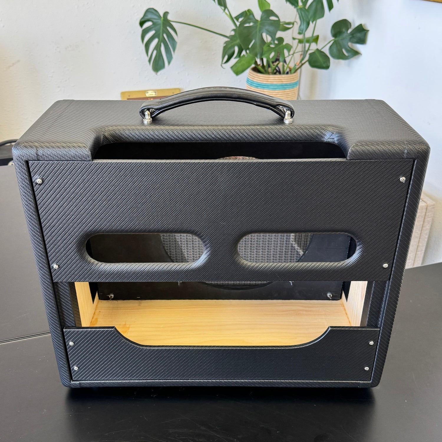 Narrow Panel 5E3 Tweed Deluxe Amplifier Cabinet