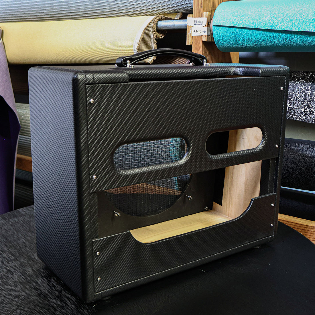 Narrow Panel 5E3 Tweed Deluxe Amplifier Cabinet